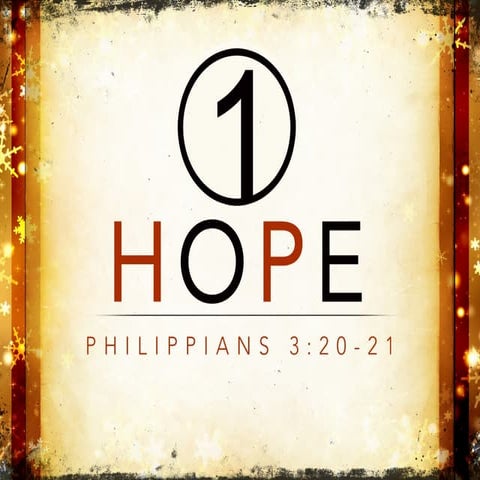 1 Hope | PPT
