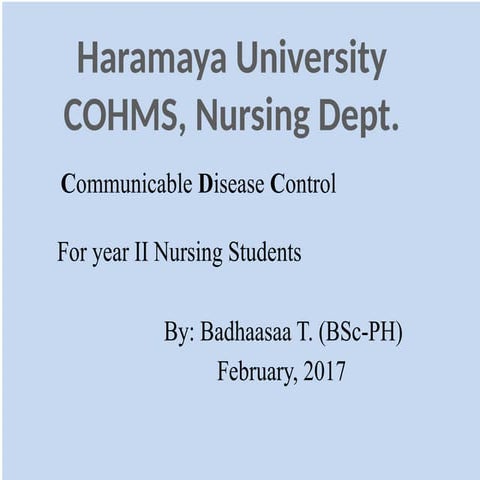 1HU Nurse...CDC.pptx for all health science | PPT