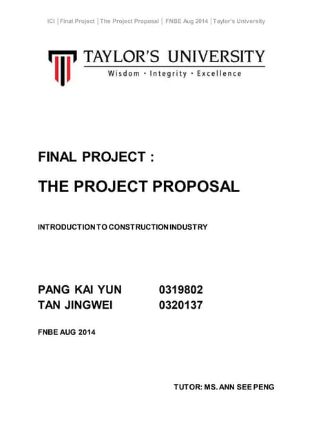 ICI Individual Proposal | PDF