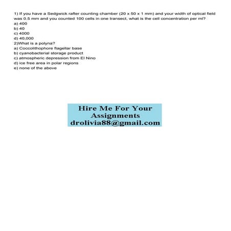 1 If you have a Sedgwick rafter counting chamber 20 x 50 x.pdf ...