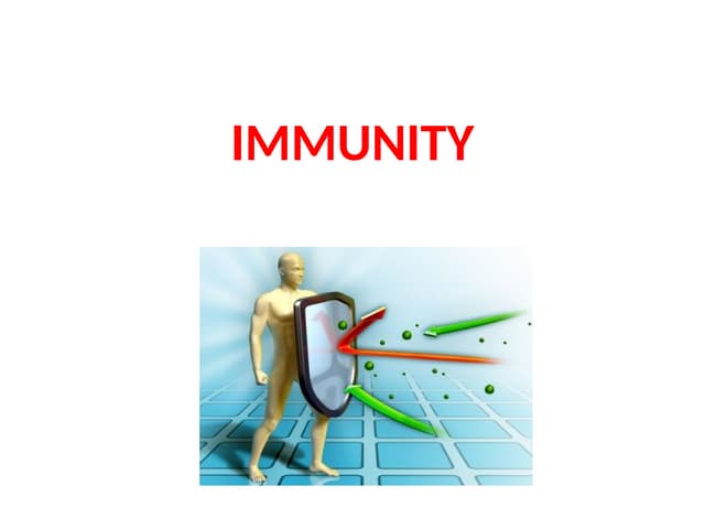 Types of immunity | PPTX