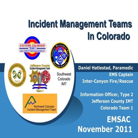 1 im ts in colorado emsac november 2011 powerpoint presentation | PPT