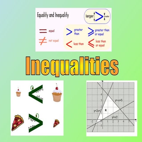 Inequalities For One Variable Linear Equation Ppt
