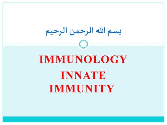 IMMUNITY (INTRO) 1.pptx Introduction to immunity | PPTX