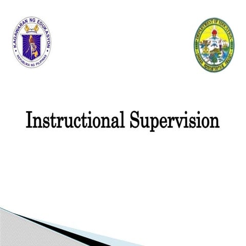 1_Instructional Supervision of classroom teachers | PPTX