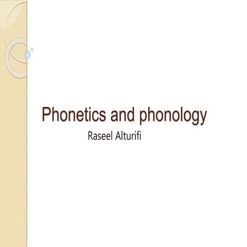 1 introduction to phonetics and phonology | PPTX