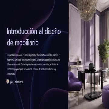 Propuesta de Diseño de Mobiliario | PDF