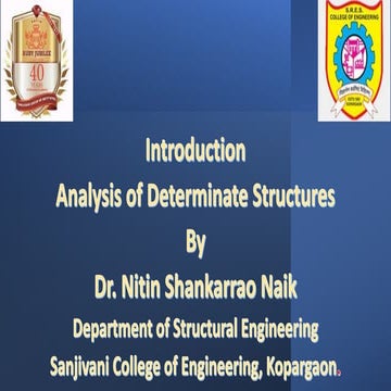 1_ Introduction- Analysis of Determinate Structures.pptx