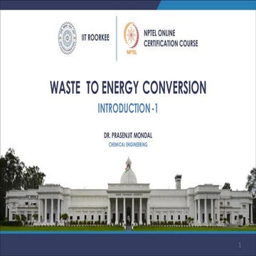introduction to waste to energy second part | PDF