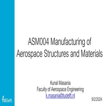 introduction_2024 aerospace structures and materials | PDF