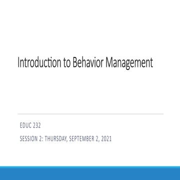 Comprehensive Strategies for Effective Classroom Behavior Management ...