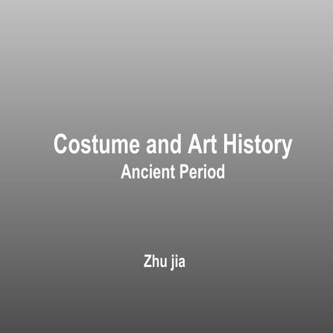 1, introduction costume and history | PPT