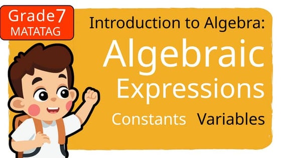 Algebra Coefficients Pronumerals | PPTX