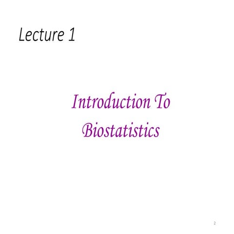 1 Introduction To Biostatistics 2 2 Pdf