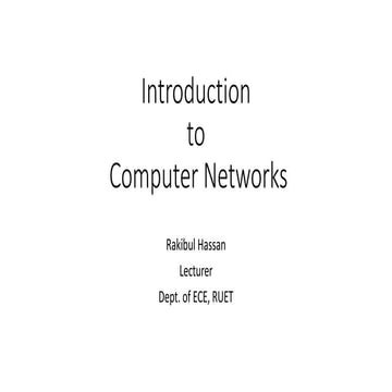1 Introduction To Computer Network Pdf