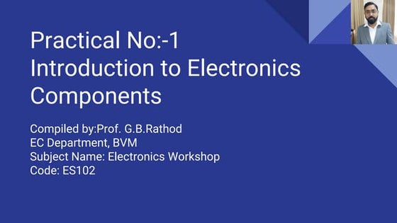 Basic electronics | PPTX