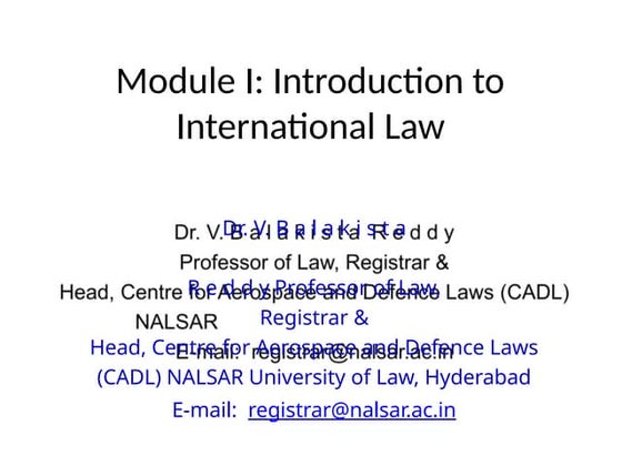 International law-int | PPT