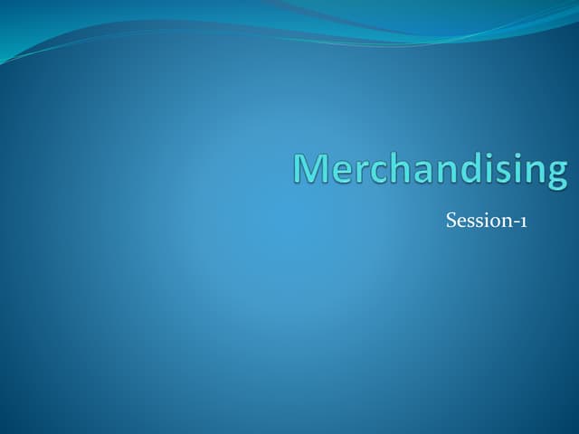 Merchandise planning step by step process | PPT