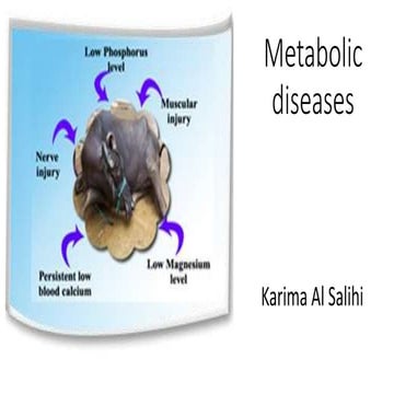 Introduction to metabolic diseases | PPTX