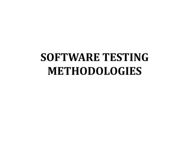 1 Introduction To Software Testing Part 1 Pptx