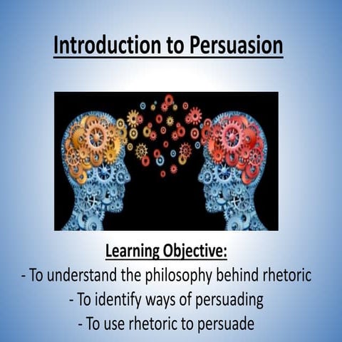 Introduction to Persuasion | PPTX