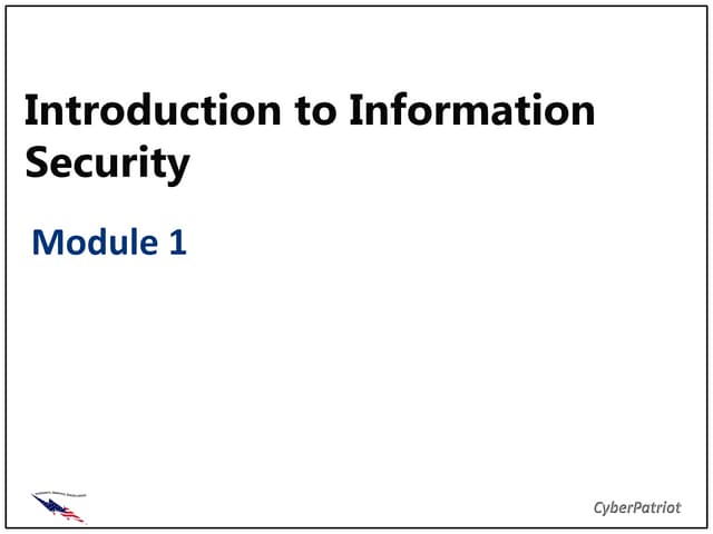 CIA Triad In Information Security : Cyber | PPTX