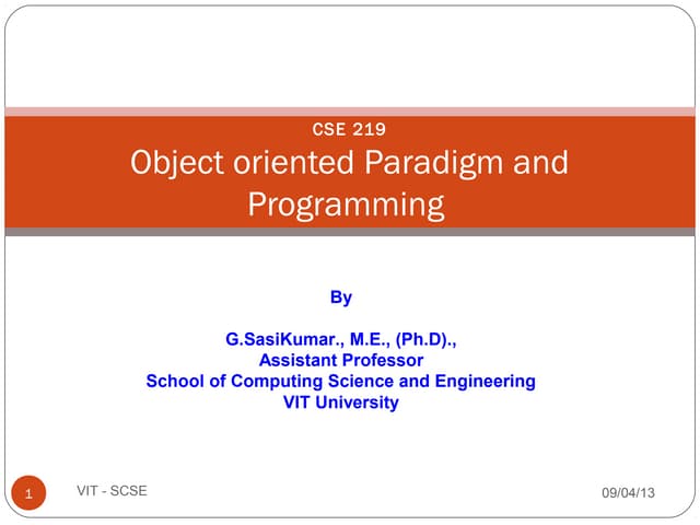 1 Intro Object Oriented Programming Ppt 0177