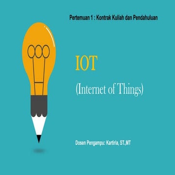Internet of Things Pert_1 | PDF