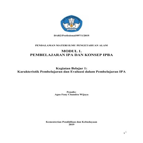 ipa modul 1 kb 1 | PDF