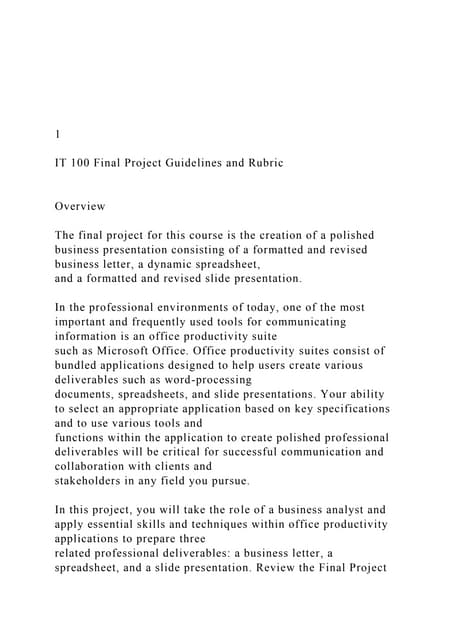 Submission ChecklistBefore submitting your graded project, make .docx