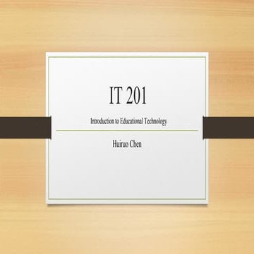 (1)it 201 introduction | PPT