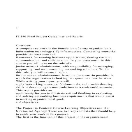 1 IT 340 Final Project Guidelines and Rubric O.docx