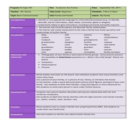 1 itc lesson plan | PDF