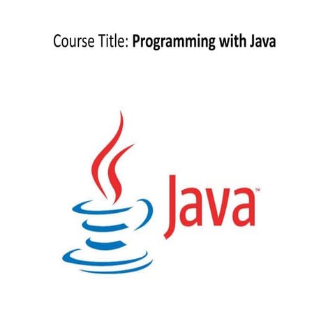 1 Java Introduction Ppt
