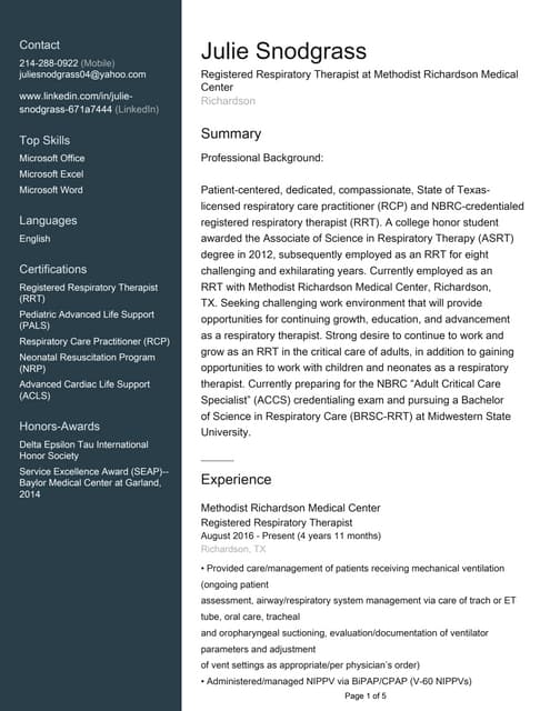 Jill Gordon Resume | PDF
