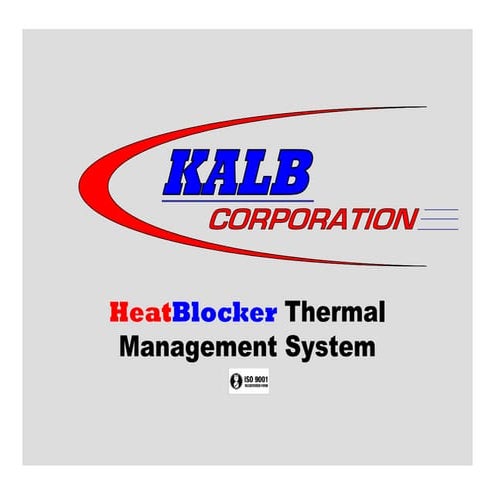 1 Kalb Heatblocker Presentation For Catalog 051711 | PDF