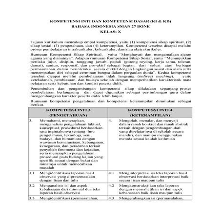 [1] Kompetensi Dasar KD 10 - Bahasa Indonesia.doc