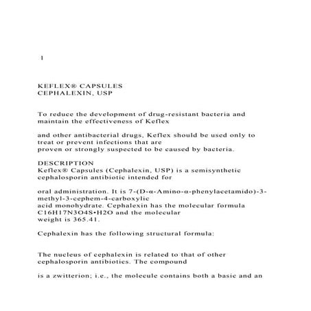 1 KEFLEX® CAPSULES CEPHALEXIN, USP To reduce.docx