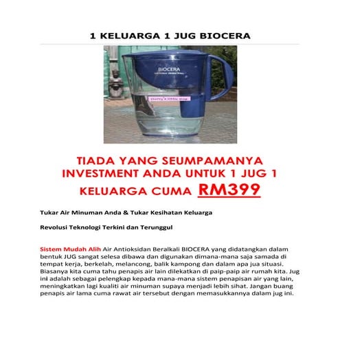 1 keluarga 1 jug biocera | DOCX
