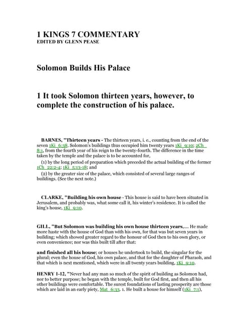 Solomons Temple | PDF