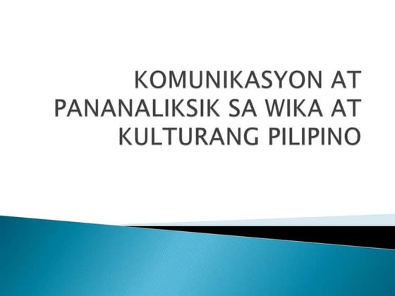 Fil1 aralin 1-katuturan at katangian ng wika | PDF