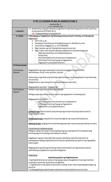ACP 9 Third Q. lesson 1 Agricultural Crop Production | PPT