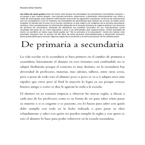 1 la vida escolar | DOCX