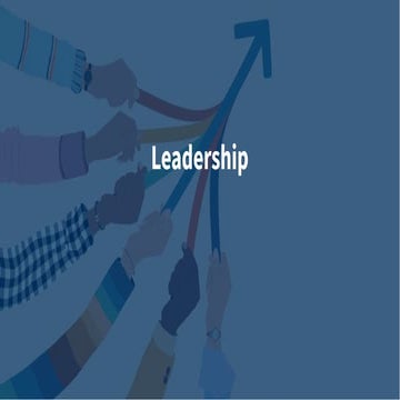 Leadership In Business Organization Introduction | PDF