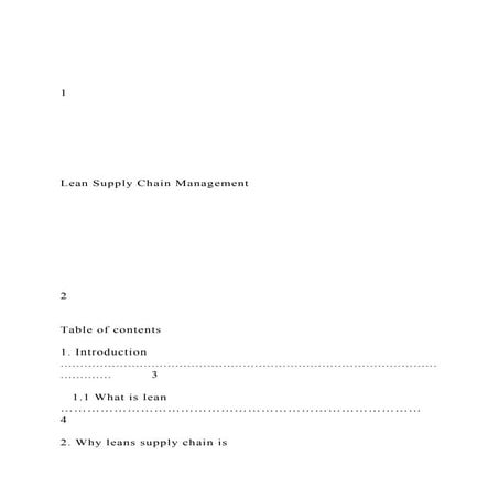 1 Lean Supply Chain Management .docx