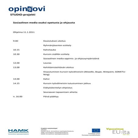 SOME ohjelma 1 | PDF