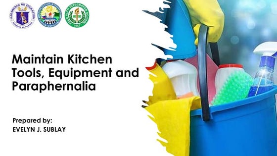 Lesson 5 Cleaning and Sanitizing Tools and Equipment | PPTX