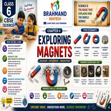 Class 6 CBSE Science Chapter 4 – Exploring Magnets | PDF Notes ...
