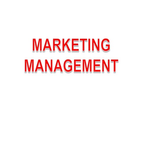 #1 Marketing Management-1.pptx marketing introduction | PPT