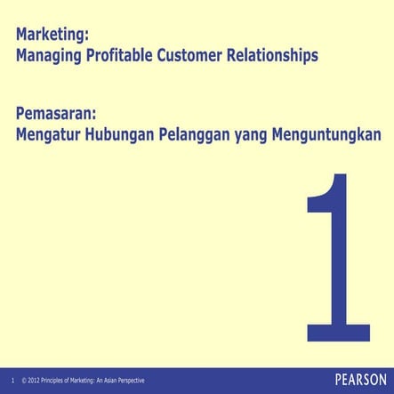 1 marketing, managing profitable customer relationship | PPT